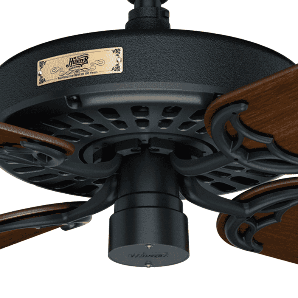 Hunter Outdoor Original 52" Ceiling Fan in Black - LightsOnline.com