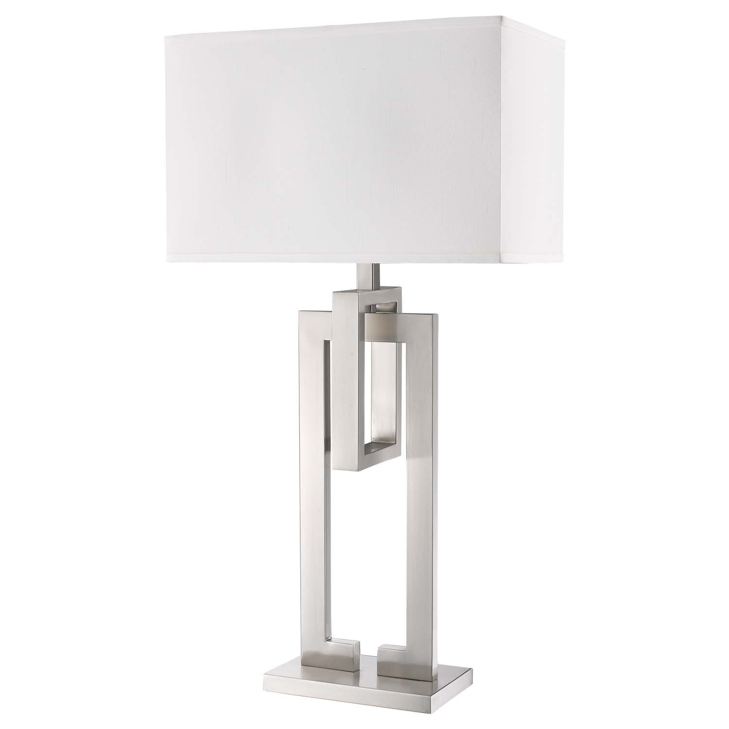 Brushed Nickel One Light Table Lamp from the Precision Collection ...