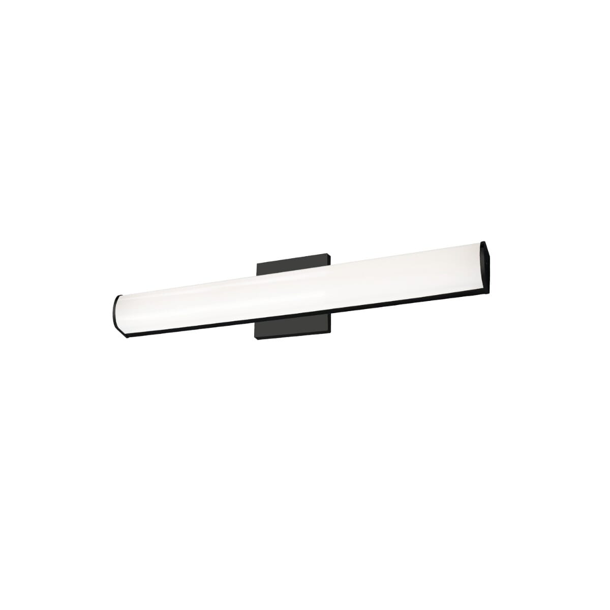 Kuzco Longitude LED Bathroom Vanity Light in Black - LightsOnline.com