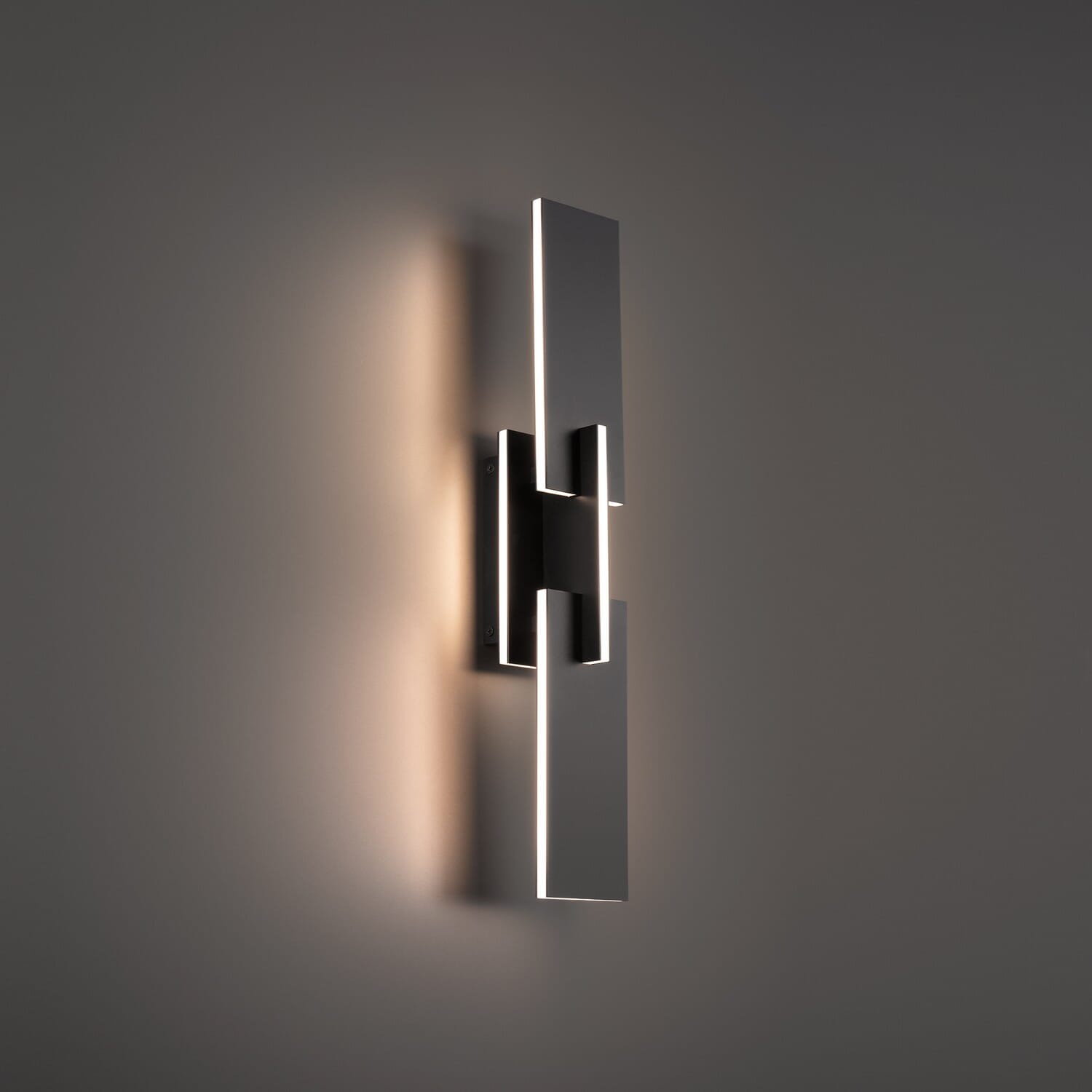 Black LED Wall Sconce from the Amari Collection - LightsOnline.com