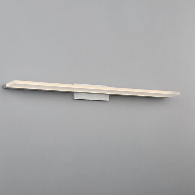 Brushed Aluminum LED Bathroom Vanity from the Level Collection ...