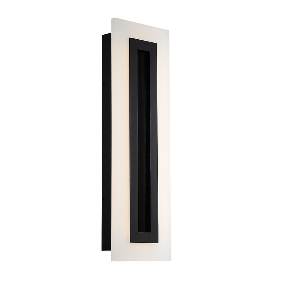 Modern Forms Shadow 24" Outdoor Wall Light in Black - LightsOnline.com
