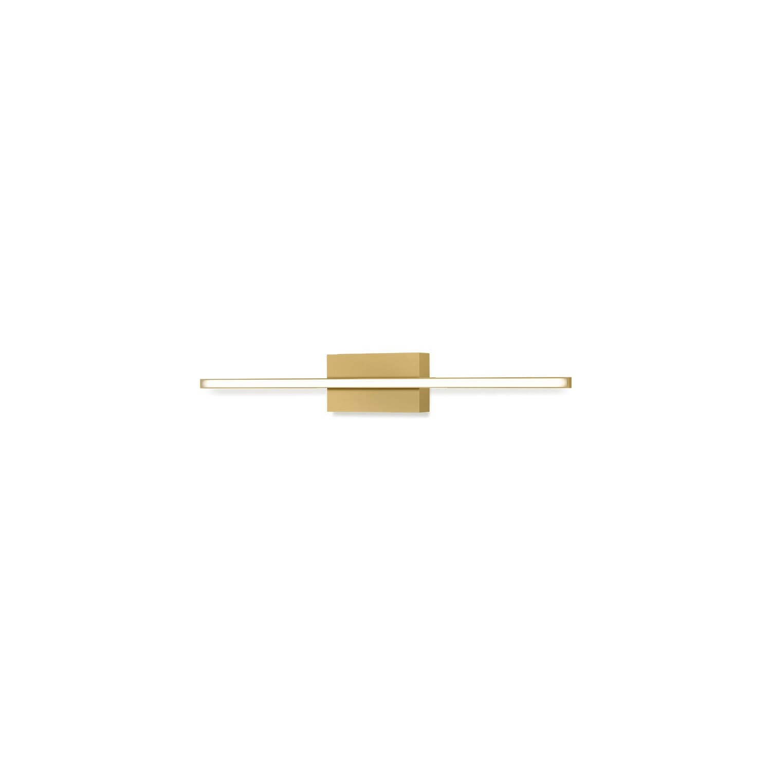 Brushed Gold LED Wall Sconce from the Vega Minor Collection - LightsOnline.com