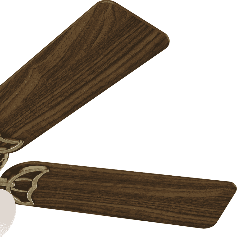 Hunter Studio Series 4-Light 52" Indoor Ceiling Fan in Antique Brass ...
