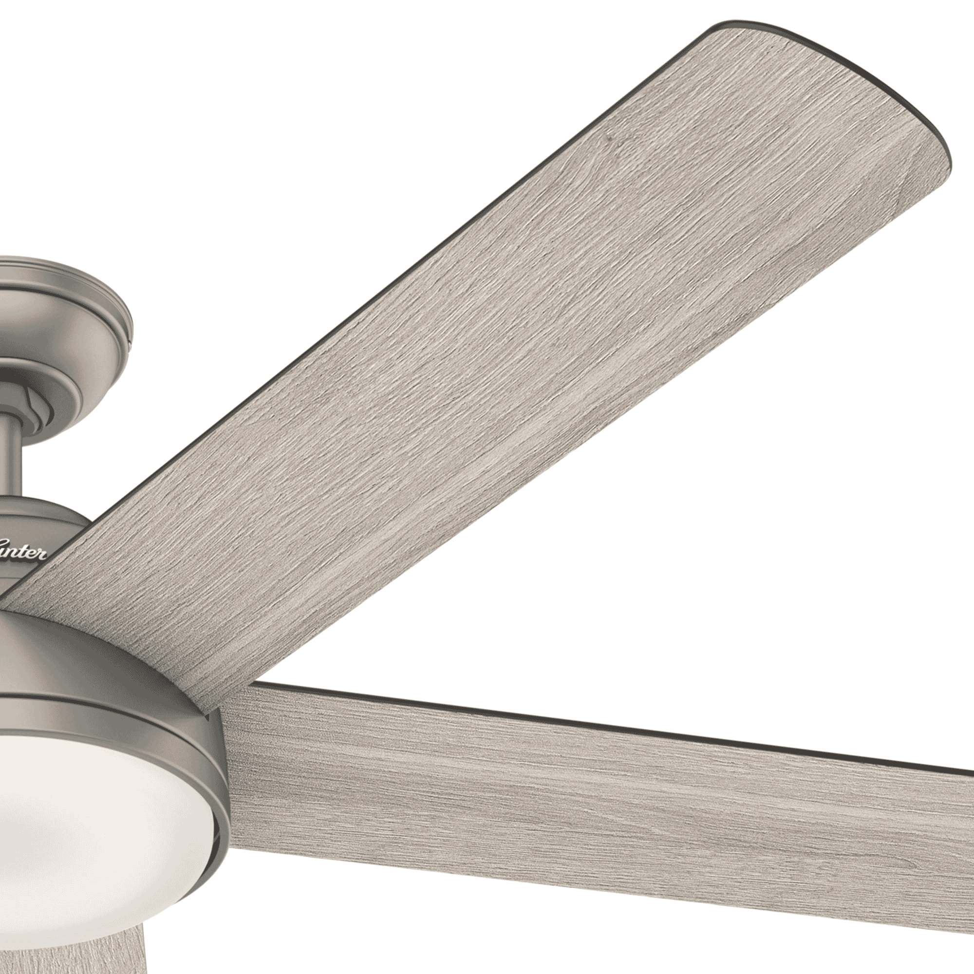 Hunter Romulus 60" Indoor Ceiling Fan in Matte Silver - LightsOnline.com
